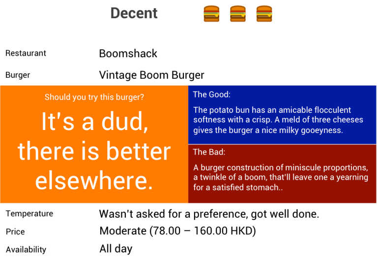 Boomshack | Burgers Hong Kong